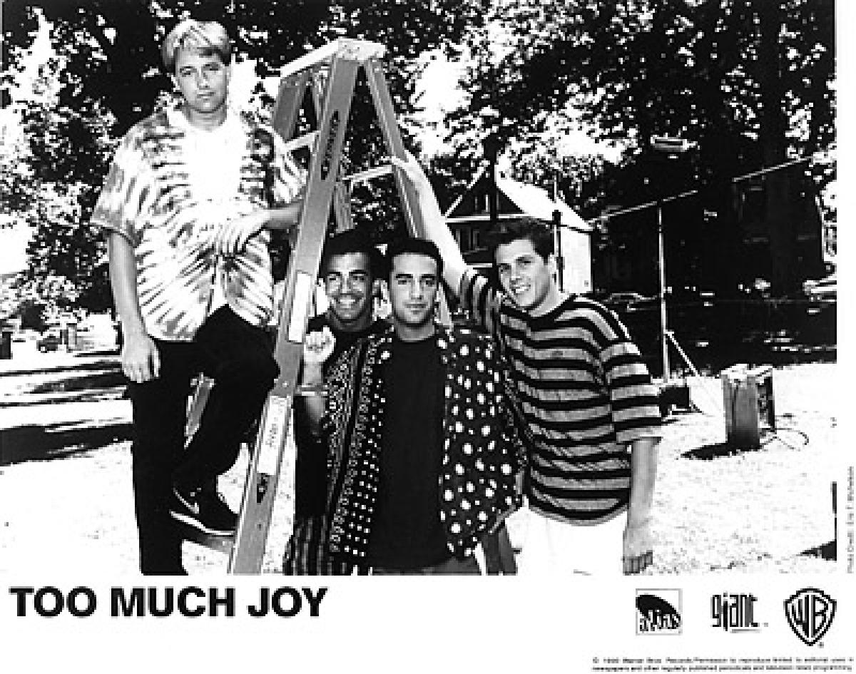 Too Much Joy Vintage Concert Photo Promo Print, 1990 at Wolfgang's