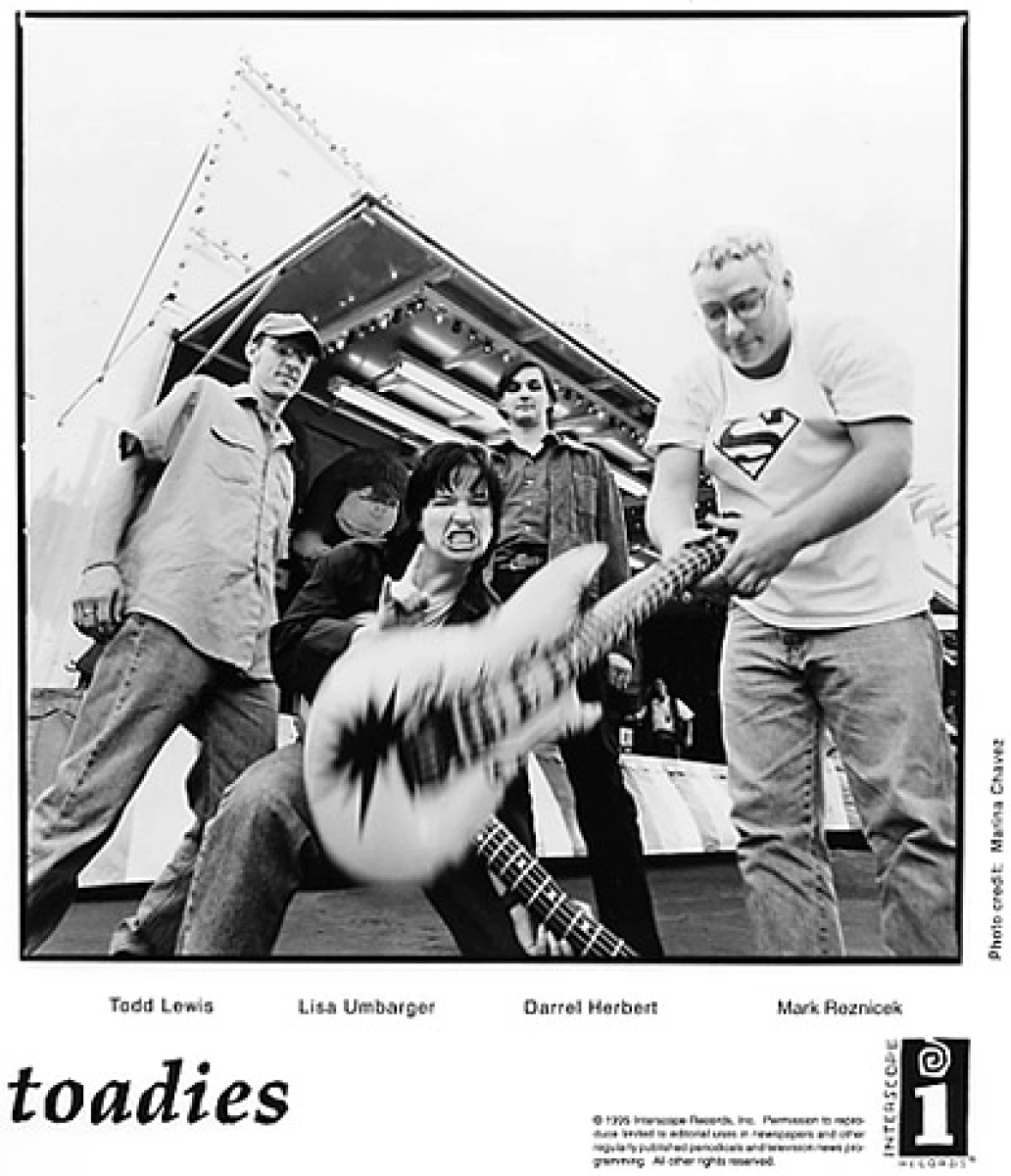 Toadies Vintage Concert Photo Promo Print, 1995 at Wolfgang's