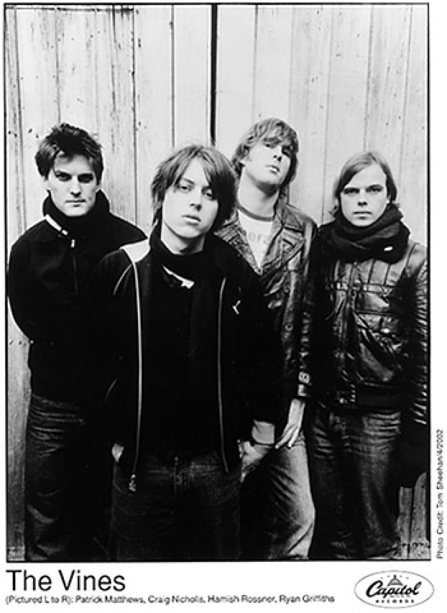The Vines Vintage Concert Photo Promo Print, 2002 at Wolfgang's