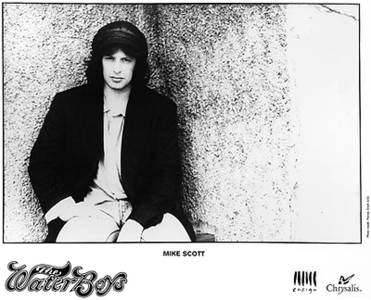 Mike Scott Vintage Concert Photo Promo Print, 1990 at Wolfgang's