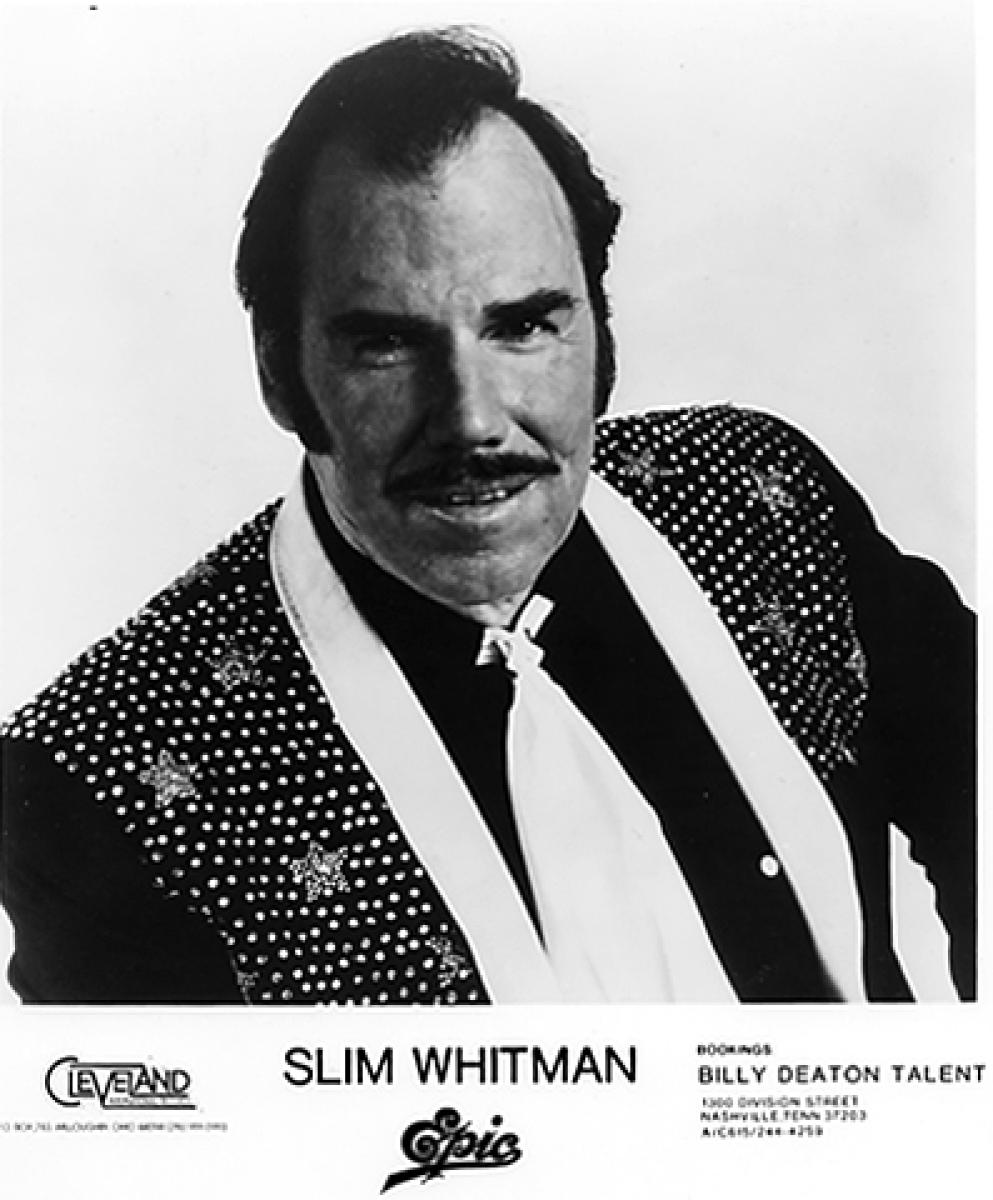 Slim Whitman Vintage Concert Photo Promo Print at Wolfgang's