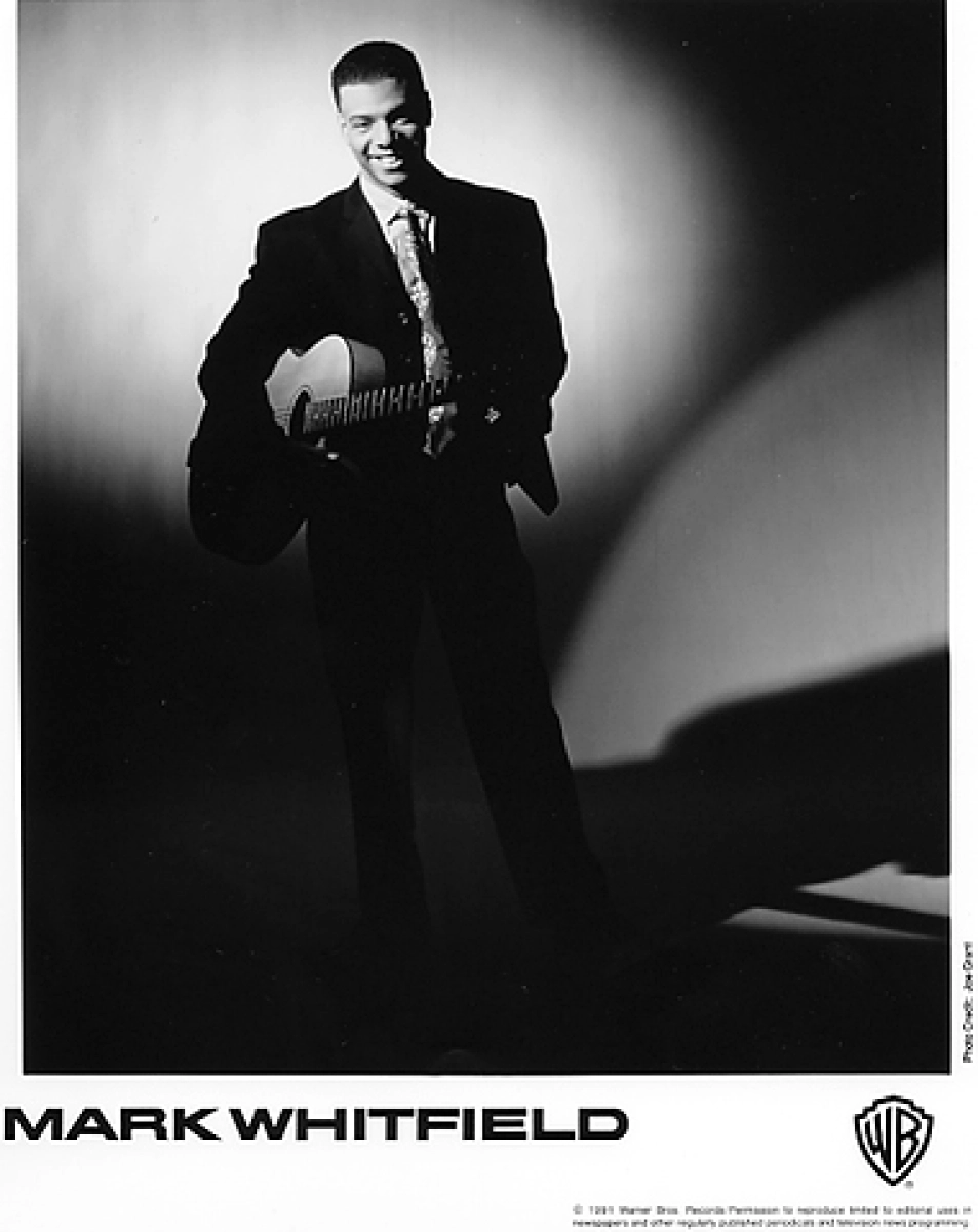 Mark Whitfield Vintage Concert Photo Promo Print, 1991 at Wolfgang's