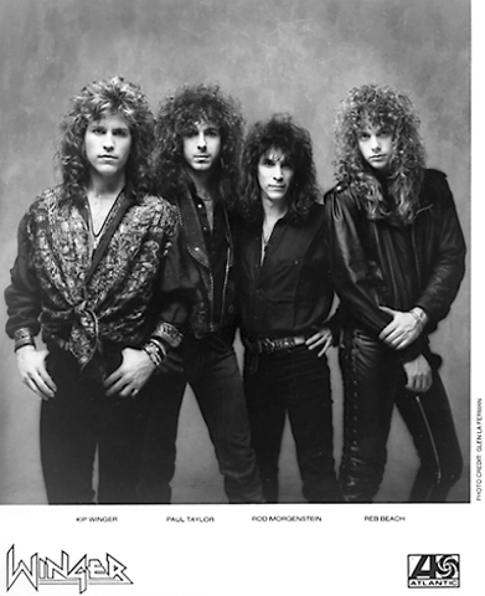 Winger Vintage Concert Photo Promo Print, 1990 at Wolfgang's