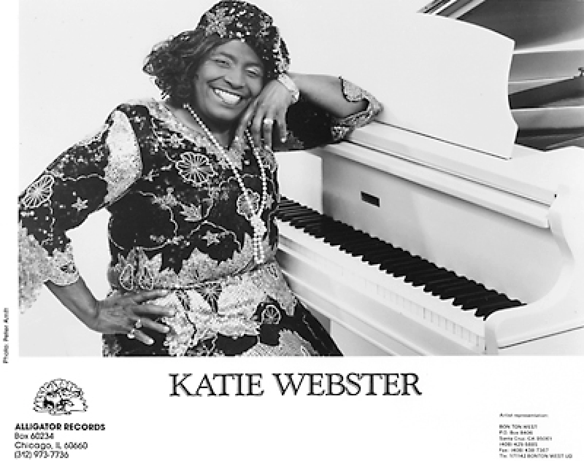 Katie Webster Vintage Concert Photo Promo Print, 1991 at Wolfgang's