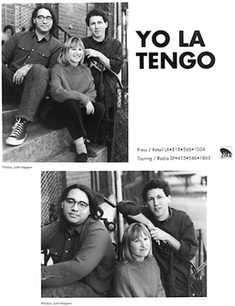 Yo La Tengo Vintage Concert Photo Promo Print at Wolfgang's