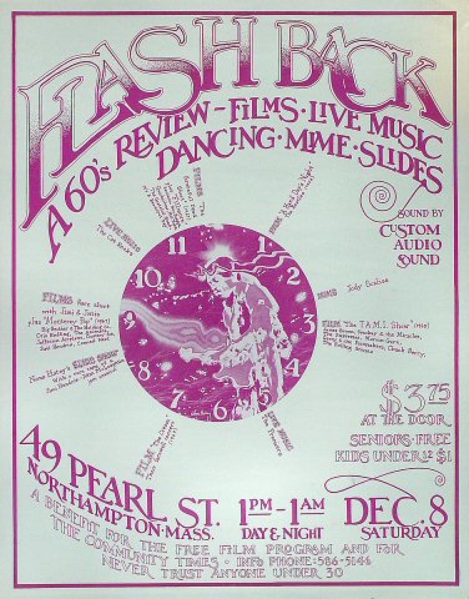 Flashback: A 60's Review Vintage Concert Poster, 1973 at Wolfgang's