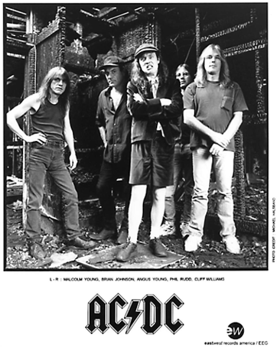 Acdc Vintage Concert Promo Print At Wolfgangs