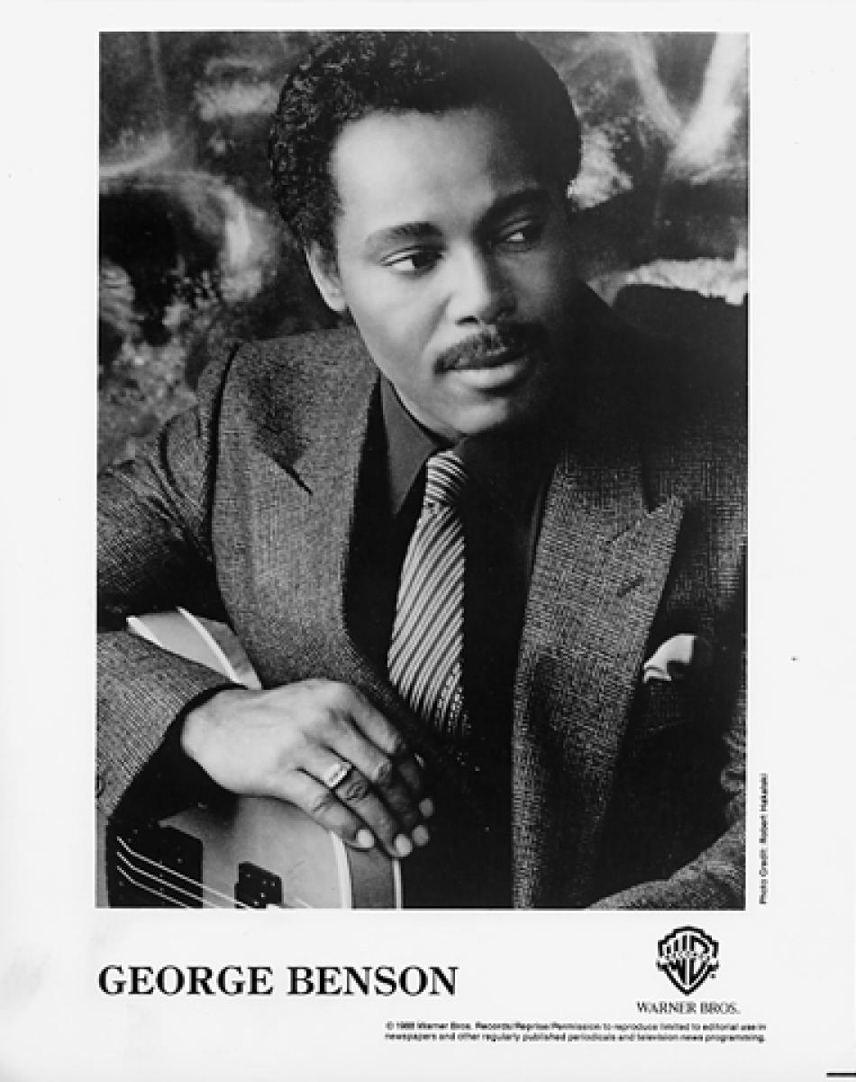 George Benson Vintage Concert Photo Promo Print, 1988 at Wolfgang's
