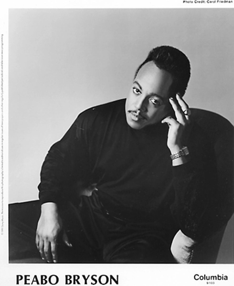 Peabo Bryson Vintage Concert Photo Promo Print, 1991 at Wolfgang's