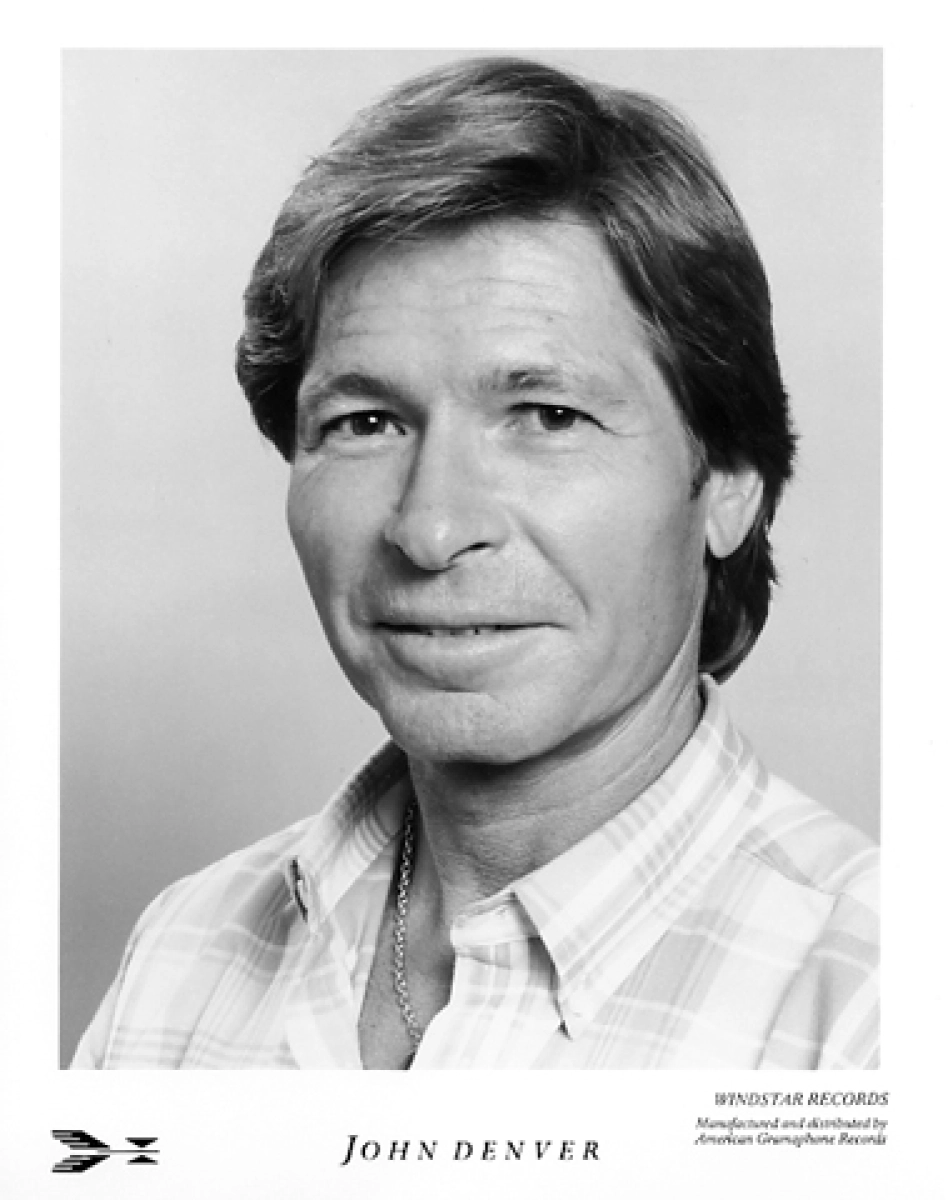 John Denver Vintage Concert Photo Promo Print at Wolfgang's