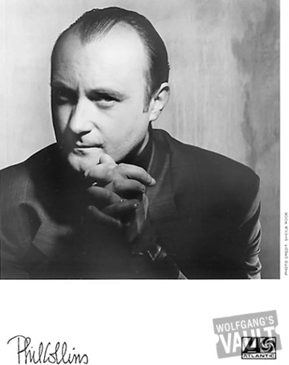 Phil Collins Vintage Concert Photo Promo Print at Wolfgang's