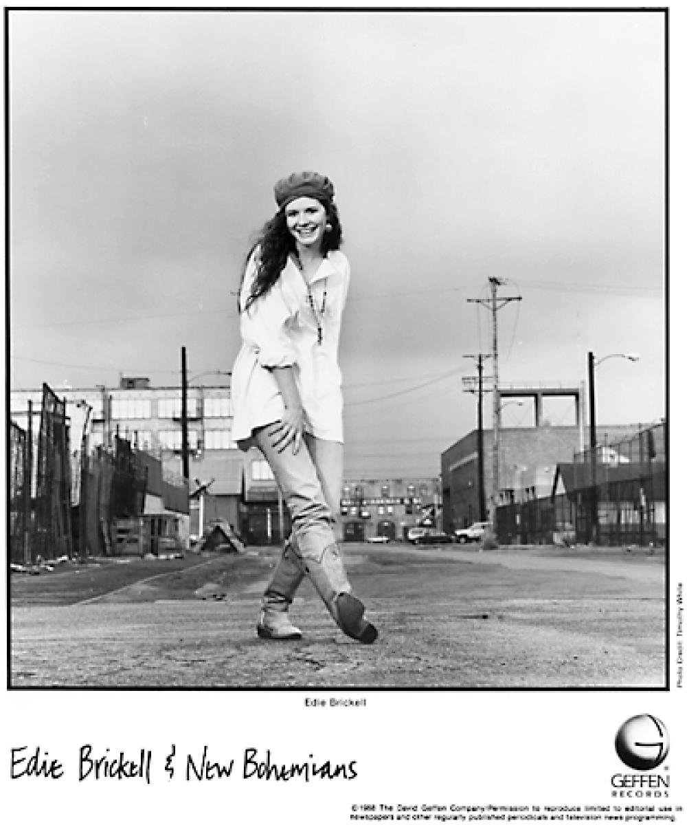 Edie Brickell Vintage Concert Photo Promo Print, 1988 at Wolfgang's
