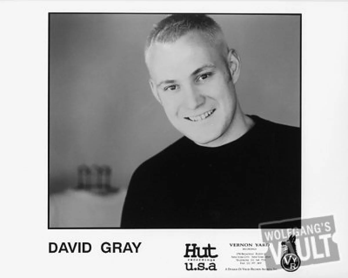 David Gray Vintage Concert Photo Promo Print at Wolfgang's