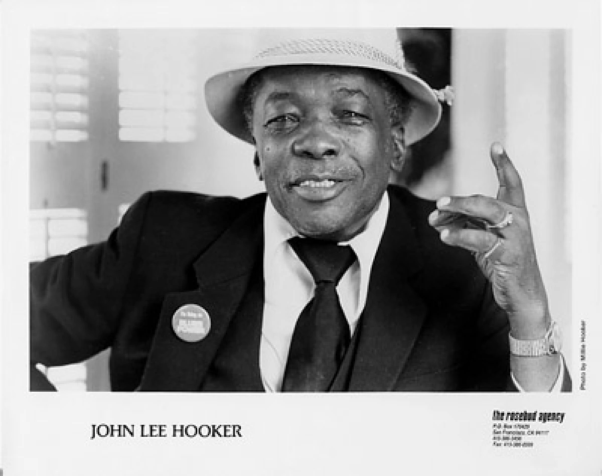 John Lee Hooker Vintage Concert Photo Promo Print at Wolfgang's