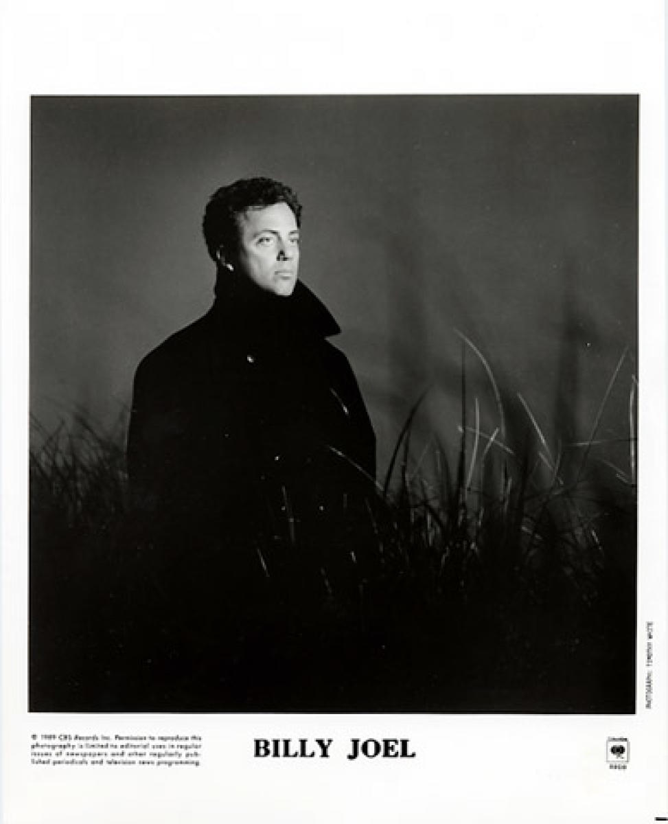 Billy Joel Vintage Concert Photo Promo Print 1989 At Wolfgangs