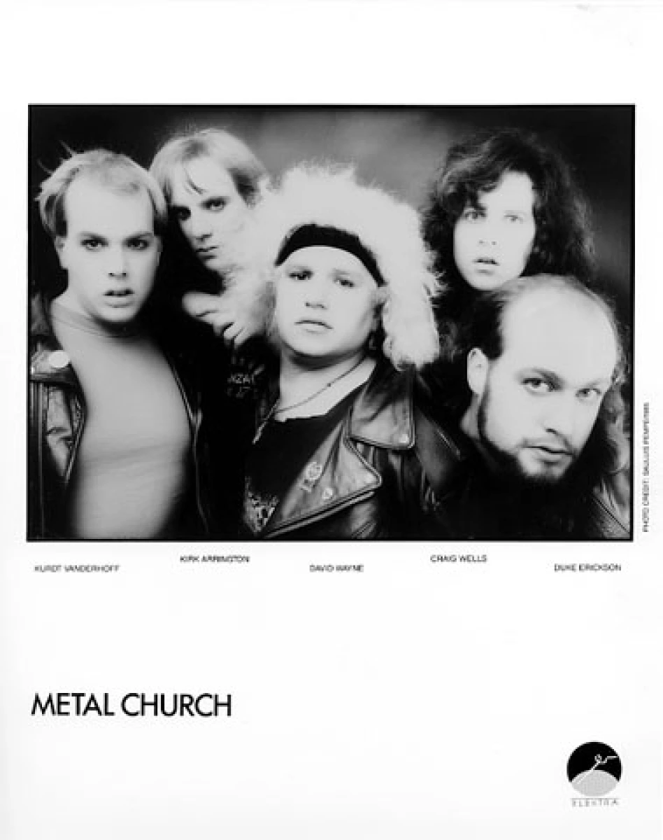 Metal Church Vintage Concert Photo Promo Print, 1985 at Wolfgang's