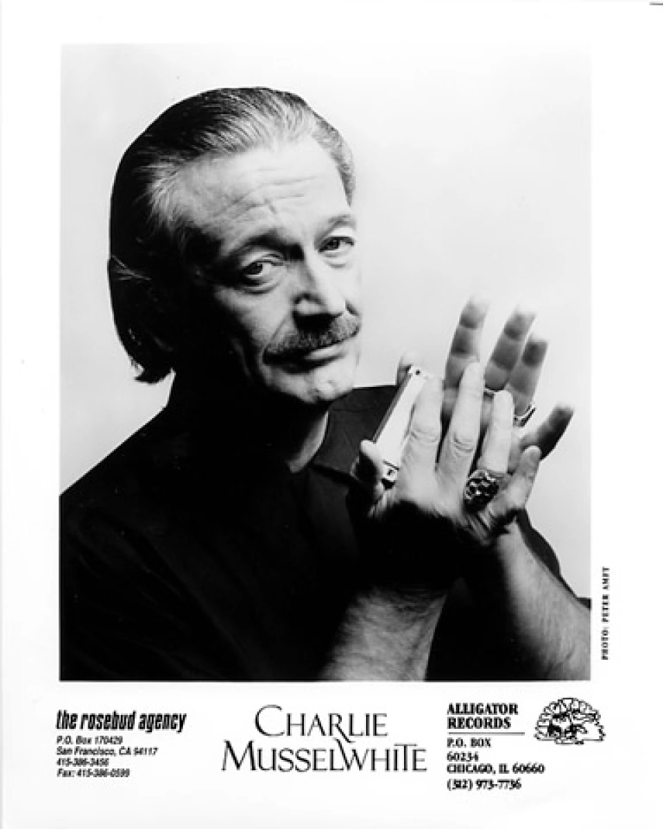 Charlie Musselwhite Vintage Concert Photo Promo Print at Wolfgang's
