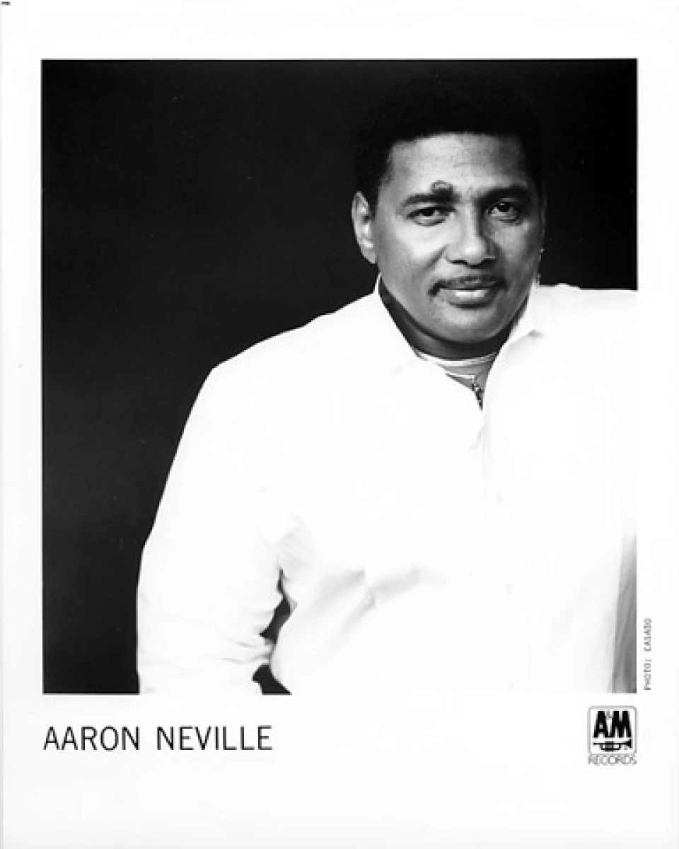 Aaron Neville Vintage Concert Photo Promo Print at Wolfgang's