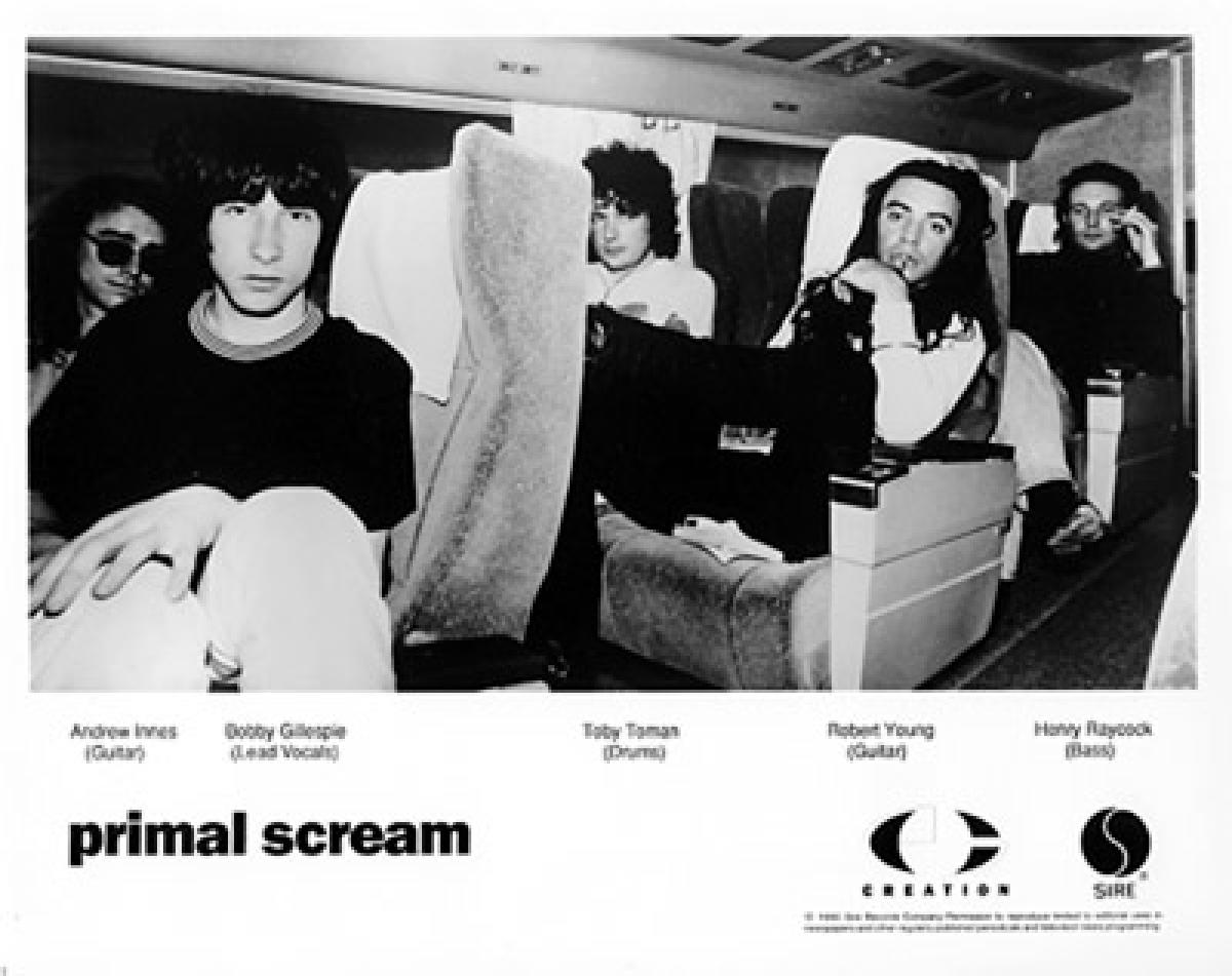 Primal Scream Vintage Concert Photo Promo Print, 1990 at Wolfgang's