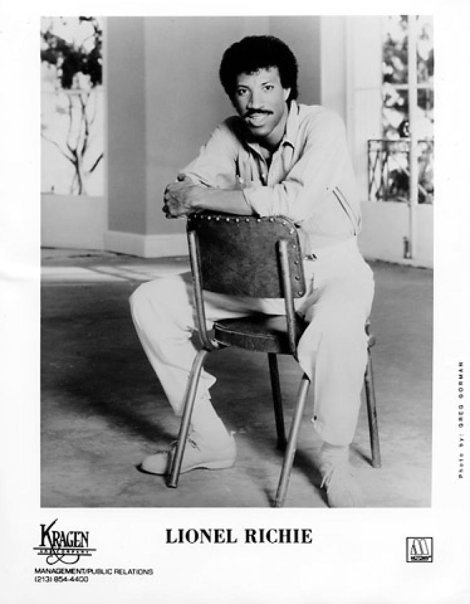 Lionel Richie Vintage Concert Photo Promo Print at Wolfgang's