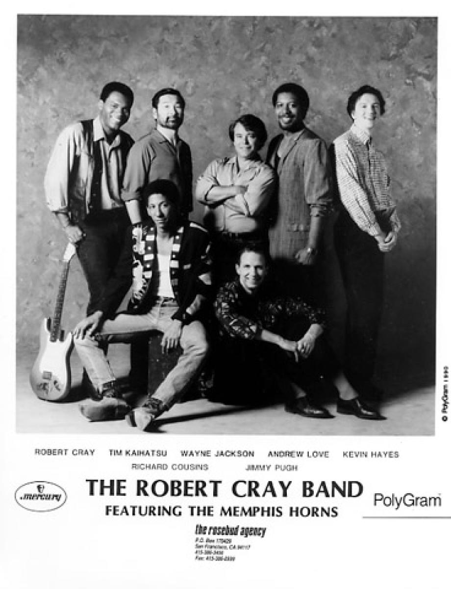Robert Cray Band Vintage Concert Photo Promo Print, 1990 at Wolfgang's