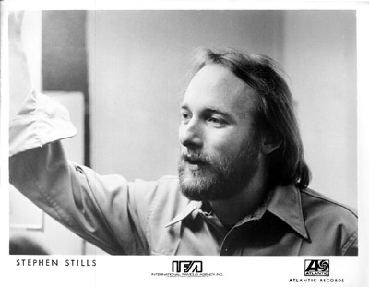 Stephen Stills Vintage Concert Photo Promo Print at Wolfgang's
