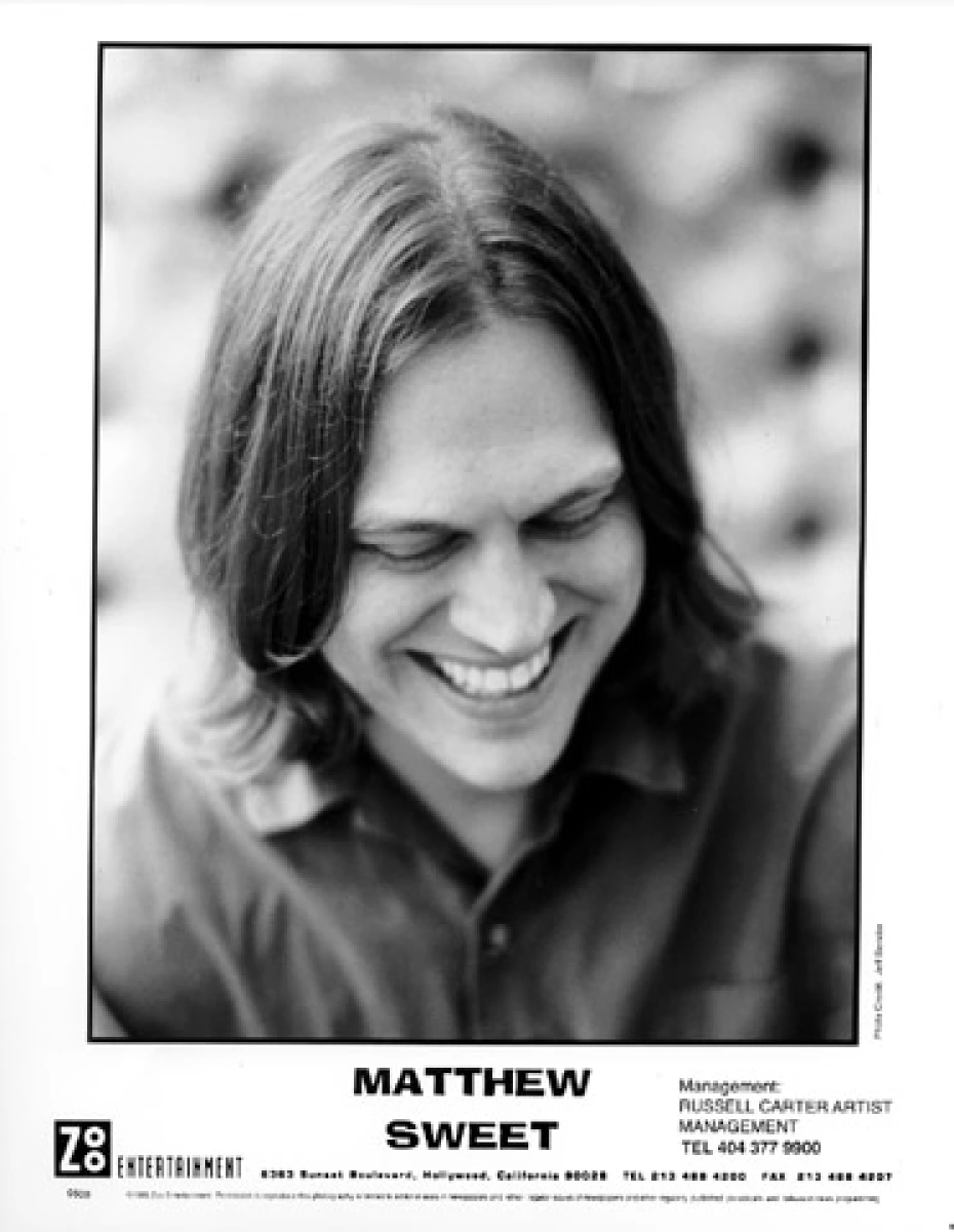 Matthew Sweet Vintage Concert Photo Promo Print, 1995 at Wolfgang's