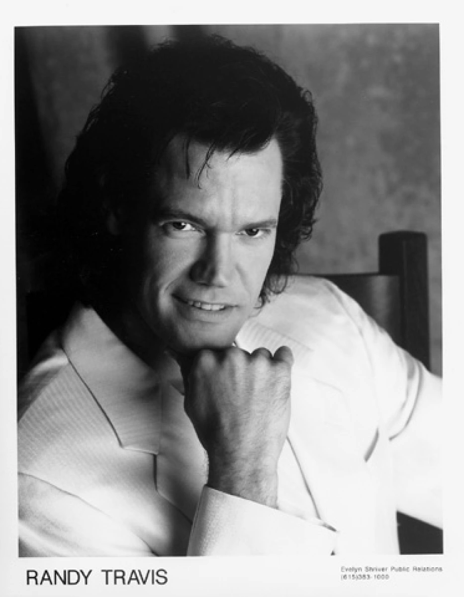 Randy Travis Vintage Concert Photo Promo Print at Wolfgang's