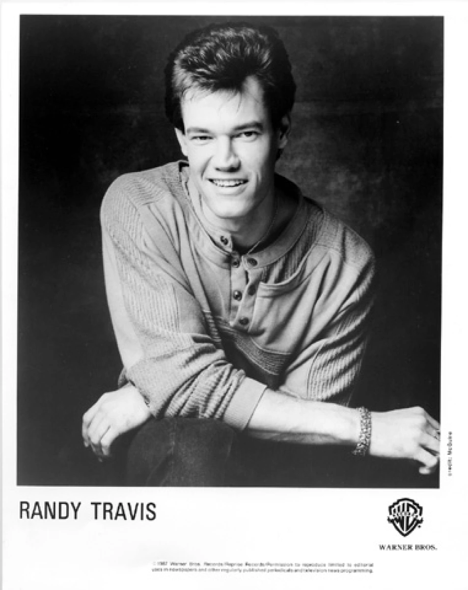 Randy Travis Vintage Concert Photo Promo Print, 1987 at Wolfgang's