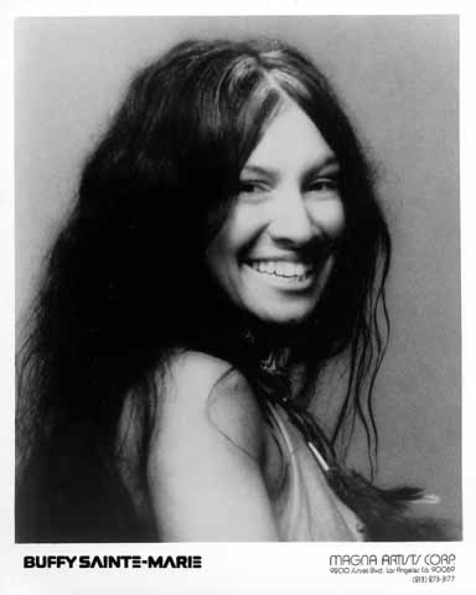 Buffy Sainte-Marie Vintage Concert Photo Promo Print at Wolfgang's