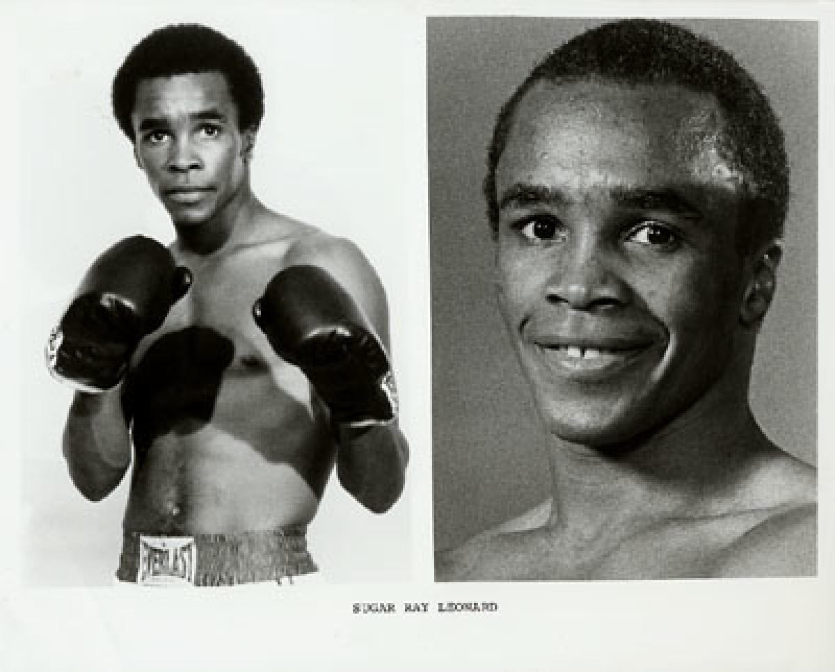 Sugar Ray Leonard Vintage Concert Photo Promo Print at Wolfgang's