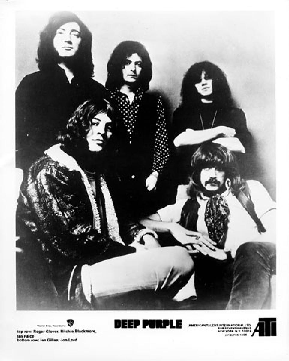 Deep Purple Vintage Concert Photo Promo Print at Wolfgang's