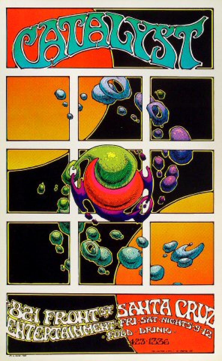 Catalyst Vintage Concert Poster from Catalyst, 1969 at Wolfgang's