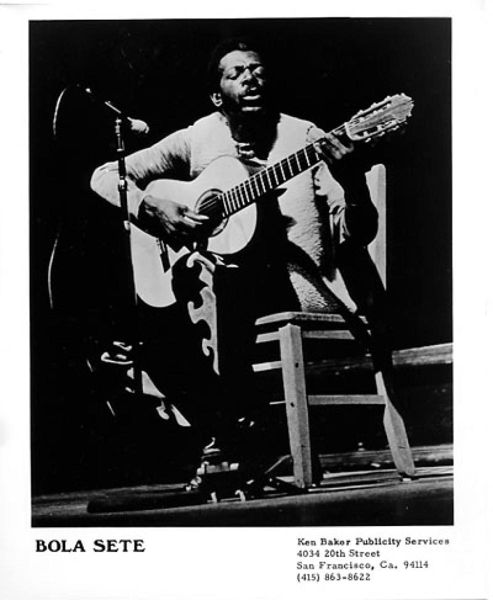 Bola Sete Vintage Concert Photo Promo Print at Wolfgang's