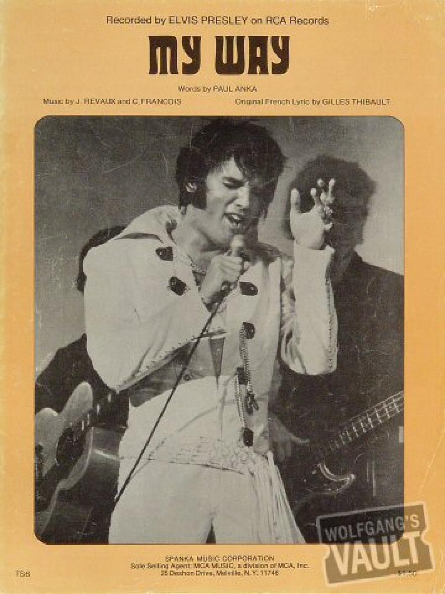 Elvis Presley Vintage Concert Program at Wolfgang's