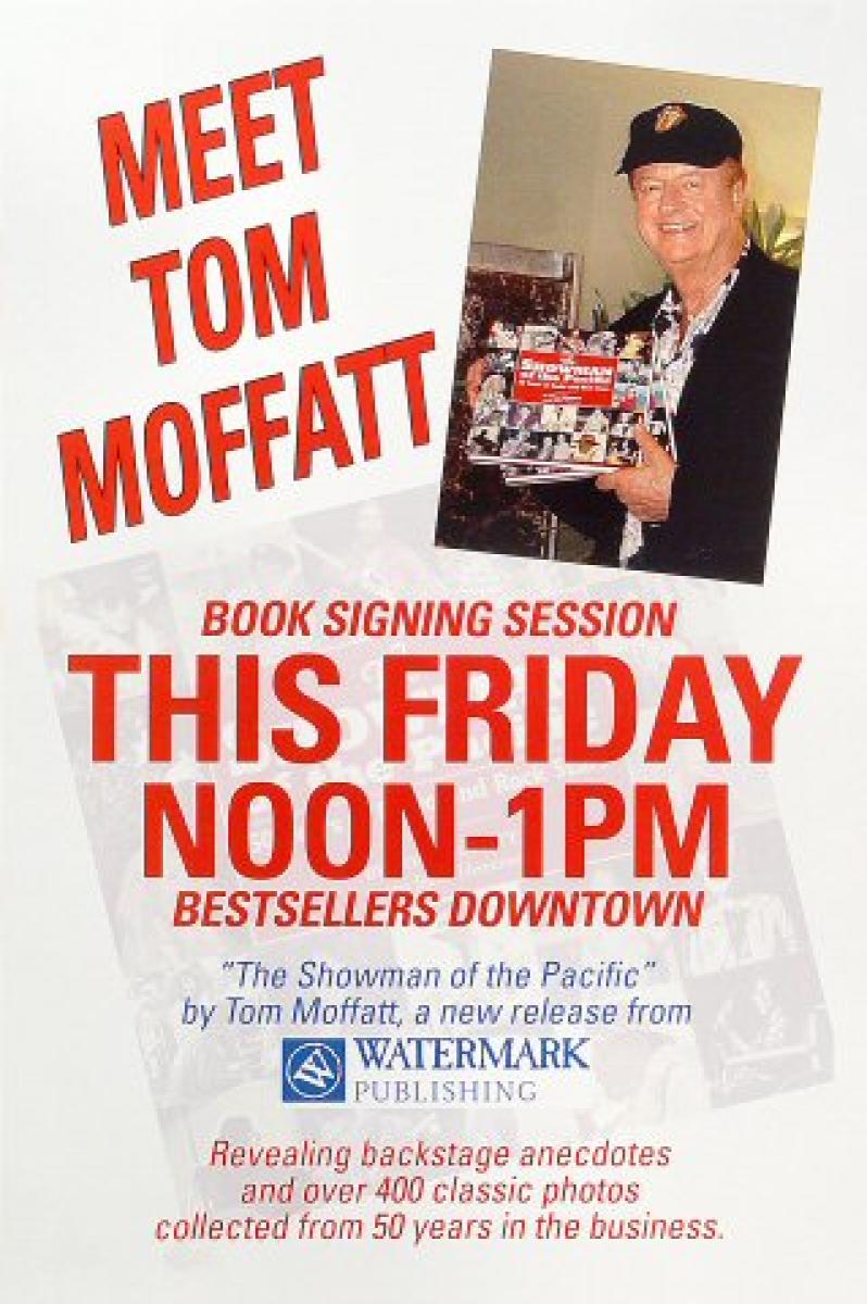 Tom Moffatt Vintage Concert Poster at Wolfgang's