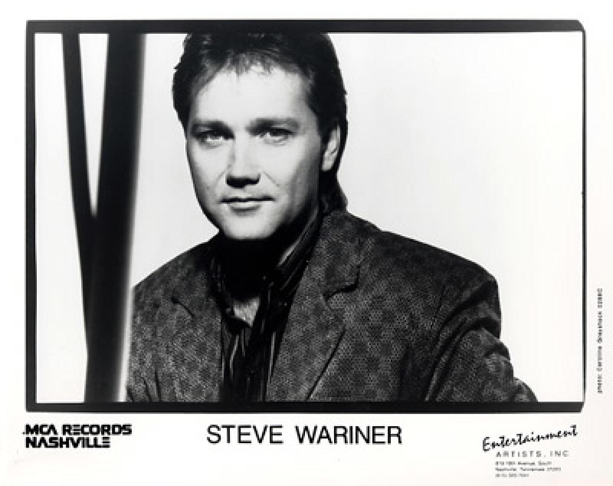 Steve Wariner Vintage Concert Photo Promo Print at Wolfgang's
