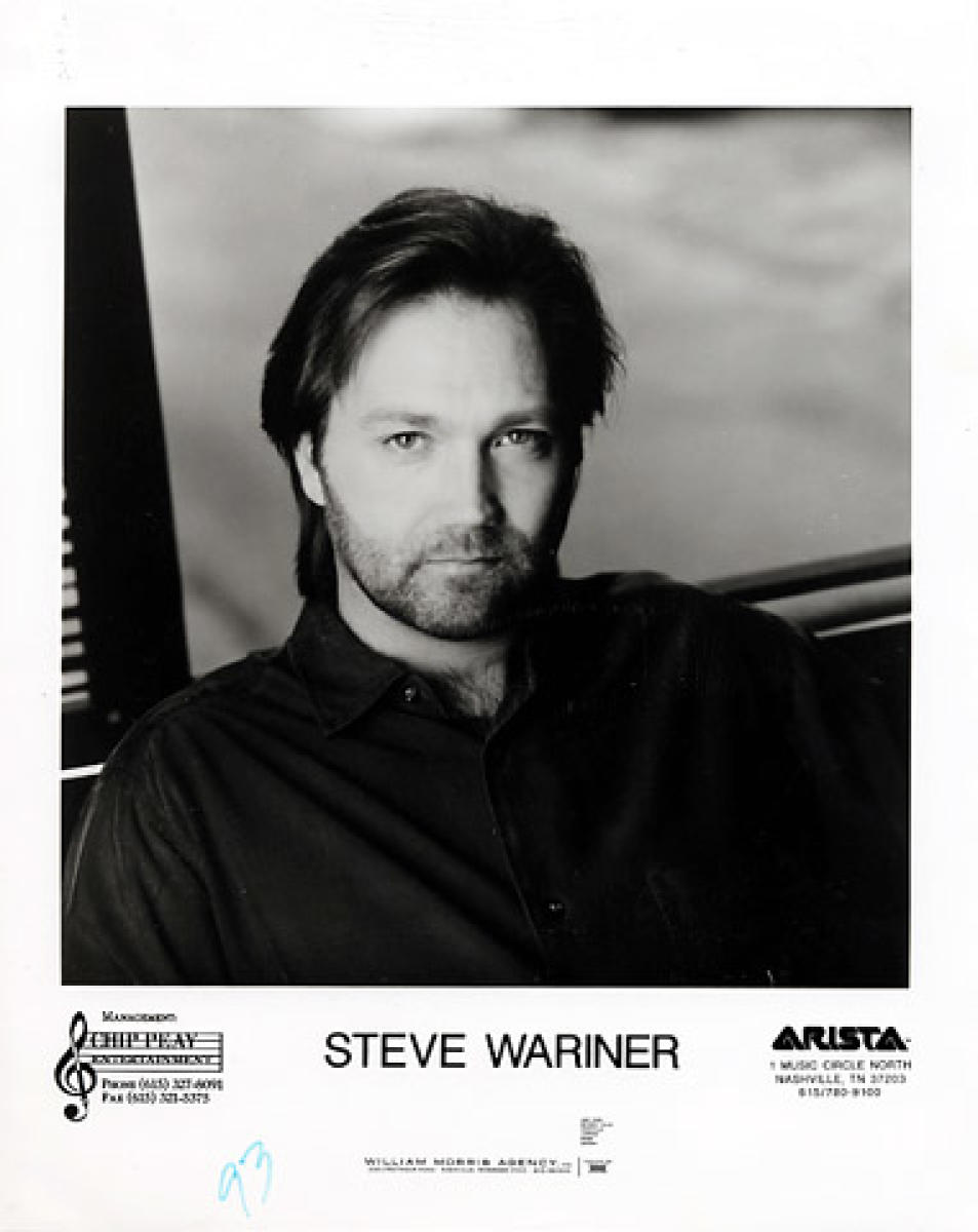 Steve Wariner Vintage Concert Photo Promo Print at Wolfgang's