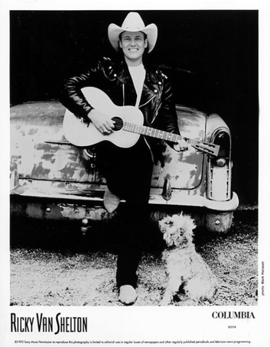 Ricky Van Shelton Vintage Concert Photo Promo Print, 1992 at Wolfgang's