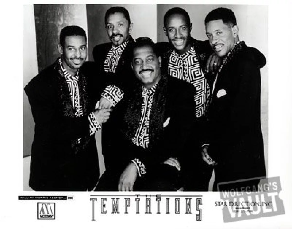 The Temptations Vintage Concert Photo Promo Print at Wolfgang's