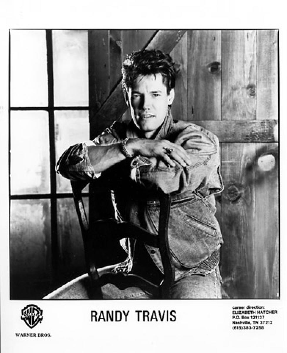 Randy Travis Vintage Concert Photo Promo Print at Wolfgang's