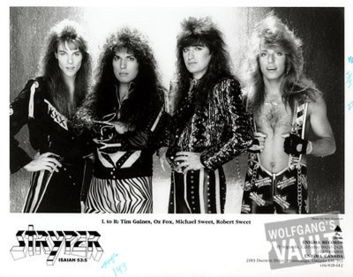 Stryper Vintage Concert Photo Promo Print at Wolfgang's