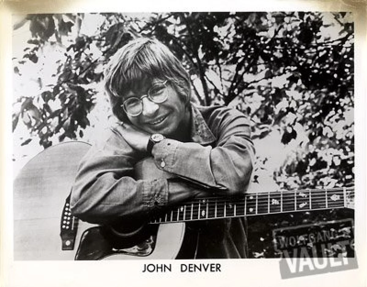 John Denver Vintage Concert Photo Promo Print at Wolfgang's