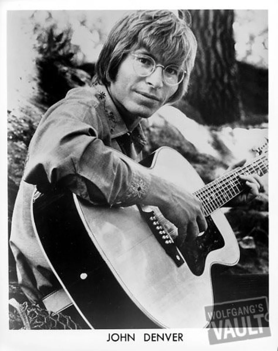 John Denver Vintage Concert Photo Promo Print at Wolfgang's