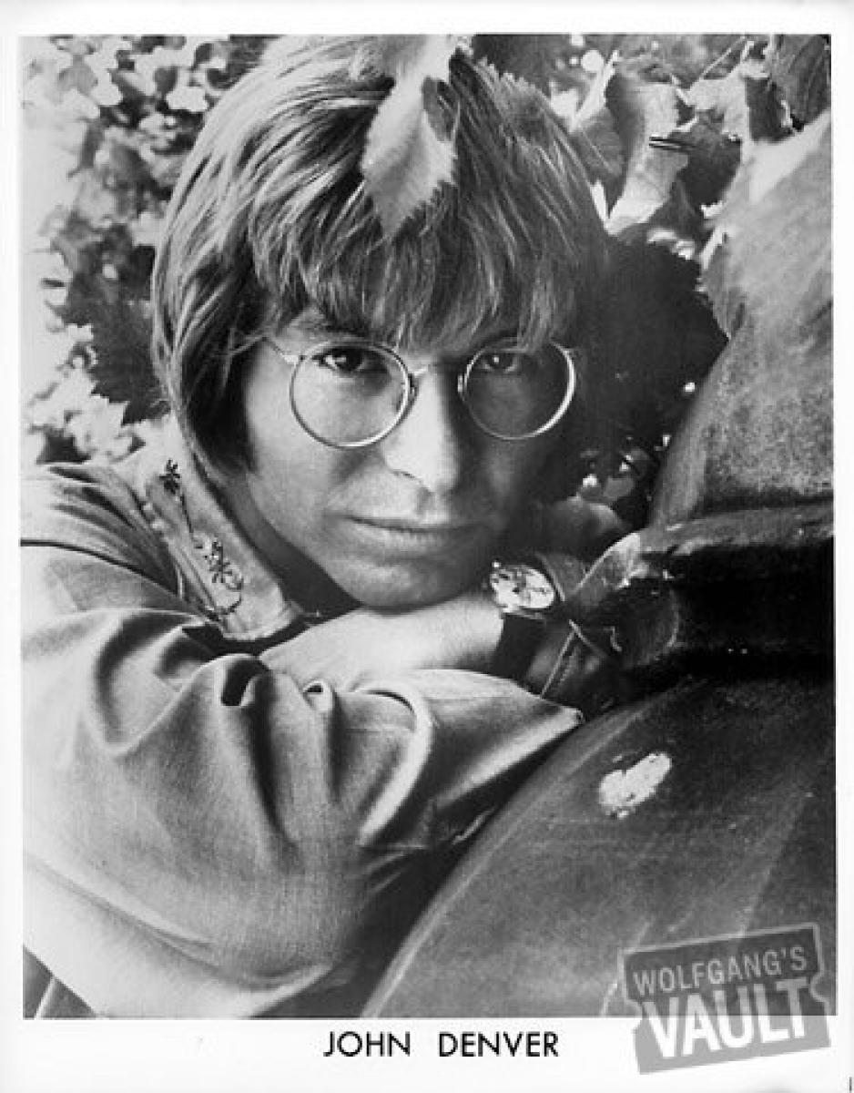 John Denver Vintage Concert Photo Promo Print at Wolfgang's