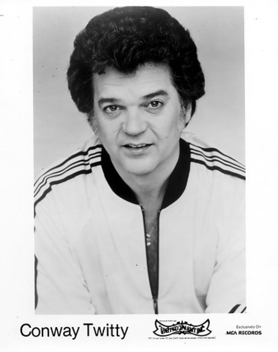 Conway Twitty Vintage Concert Photo Promo Print at Wolfgang's