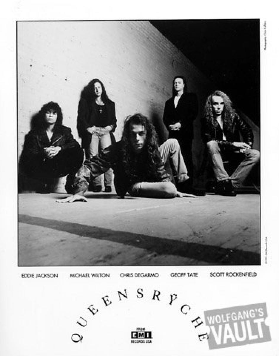 Queensryche Vintage Concert Photo Promo Print, 1991 at Wolfgang's