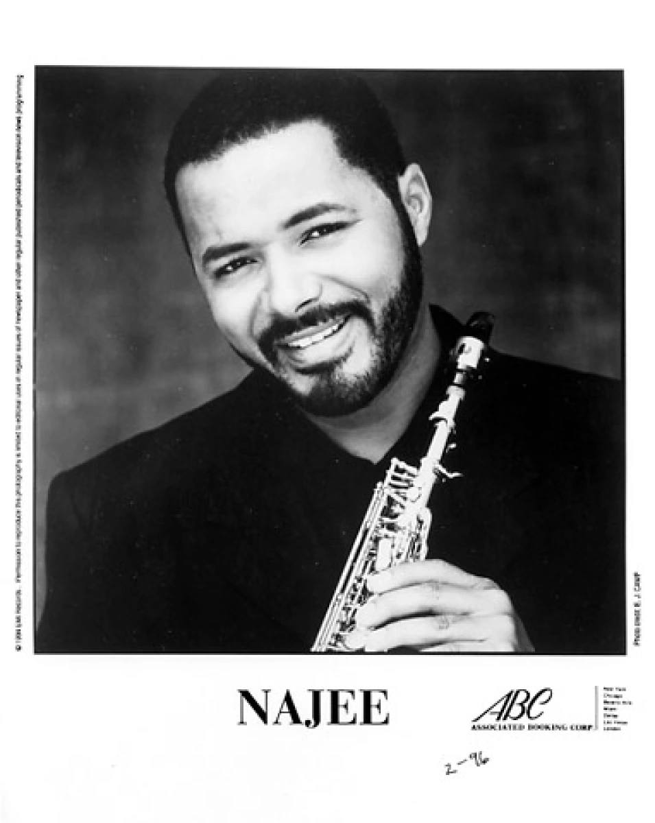 Najee Vintage Concert Photo Promo Print, 1995 at Wolfgang's