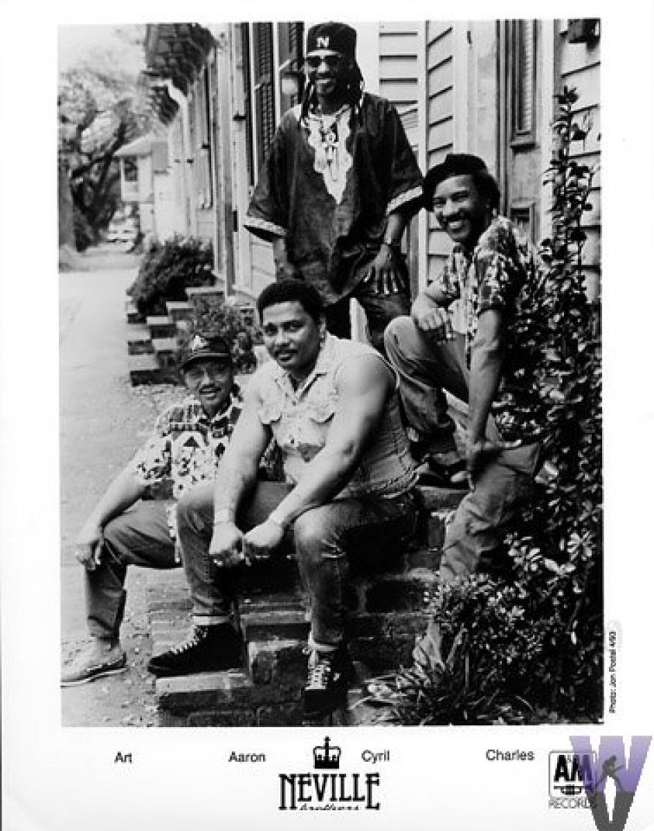 The Neville Brothers Vintage Concert Photo Promo Print, 1993 at Wolfgang's
