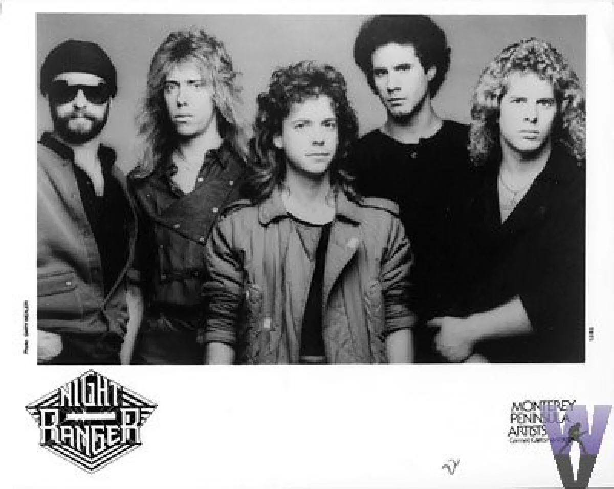 Night Ranger Vintage Concert Photo Promo Print, 1983 at Wolfgang's